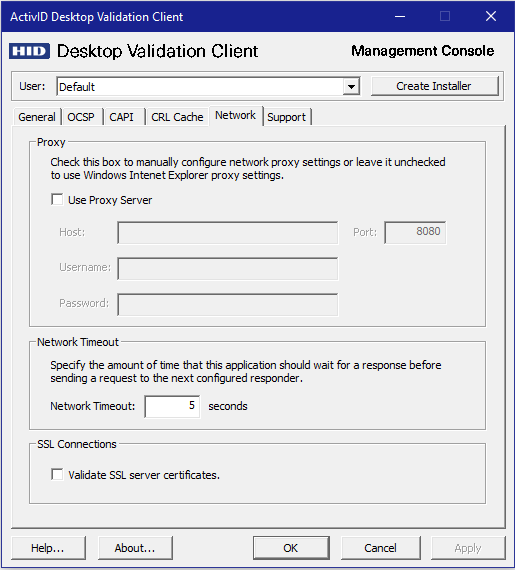 Configure Network Settings